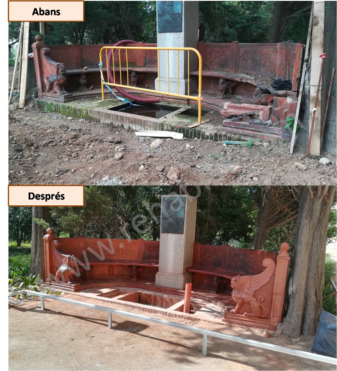 Restauració dels Jardins de Mas Ravetllat